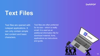 Different file types | PPTX