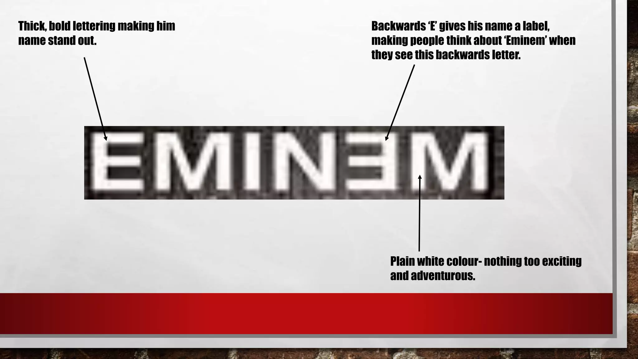 Different fonts for rap digipaks | PPT