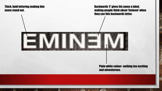 Different fonts for rap digipaks | PPT