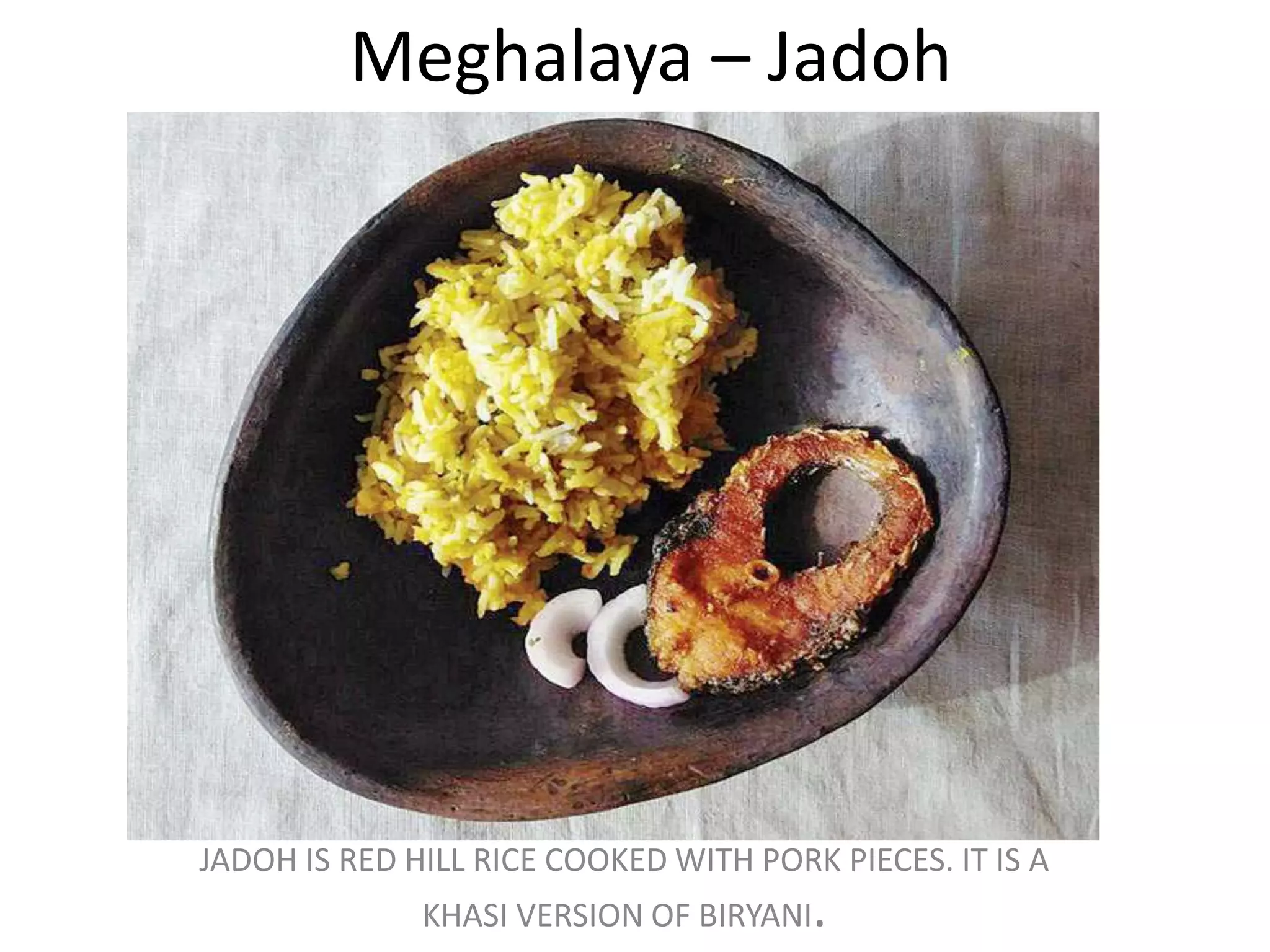 Different food from different states | PPTX