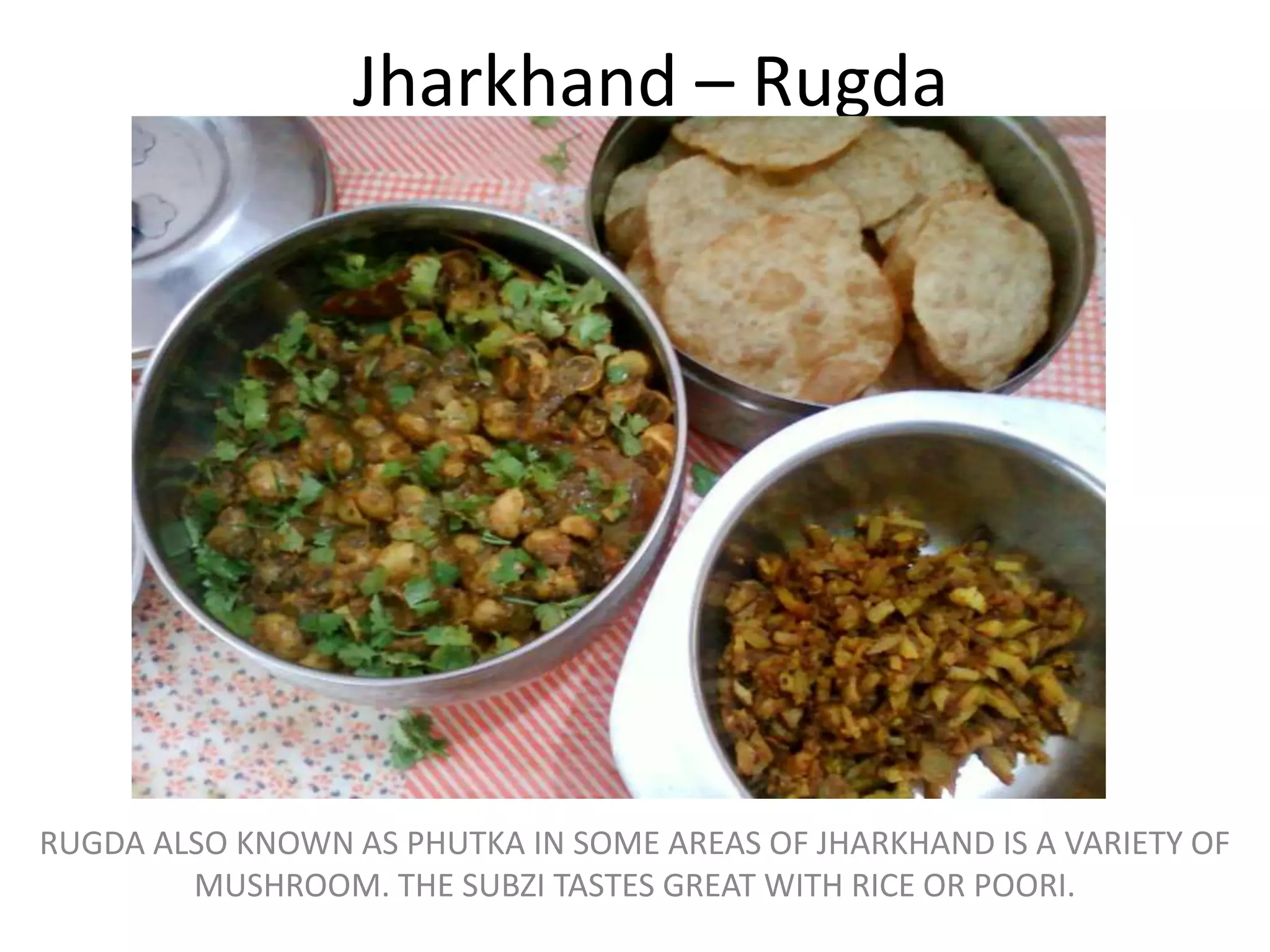 Different food from different states | PPTX