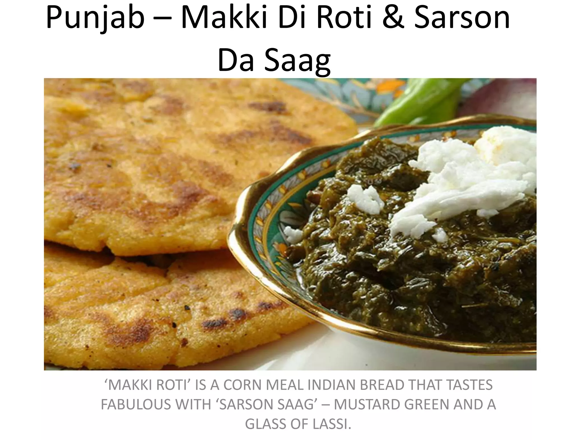 Different food from different states | PPTX