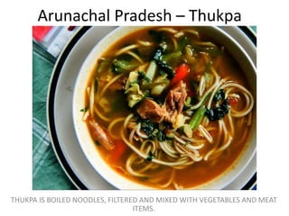 Different food from different states | PPTX