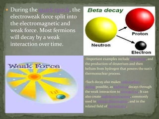 Different forces of nature | PPTX