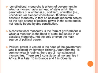 Different form of govt | PPT