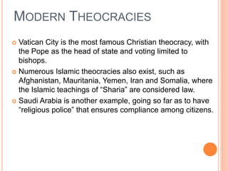 Different form of govt | PPT