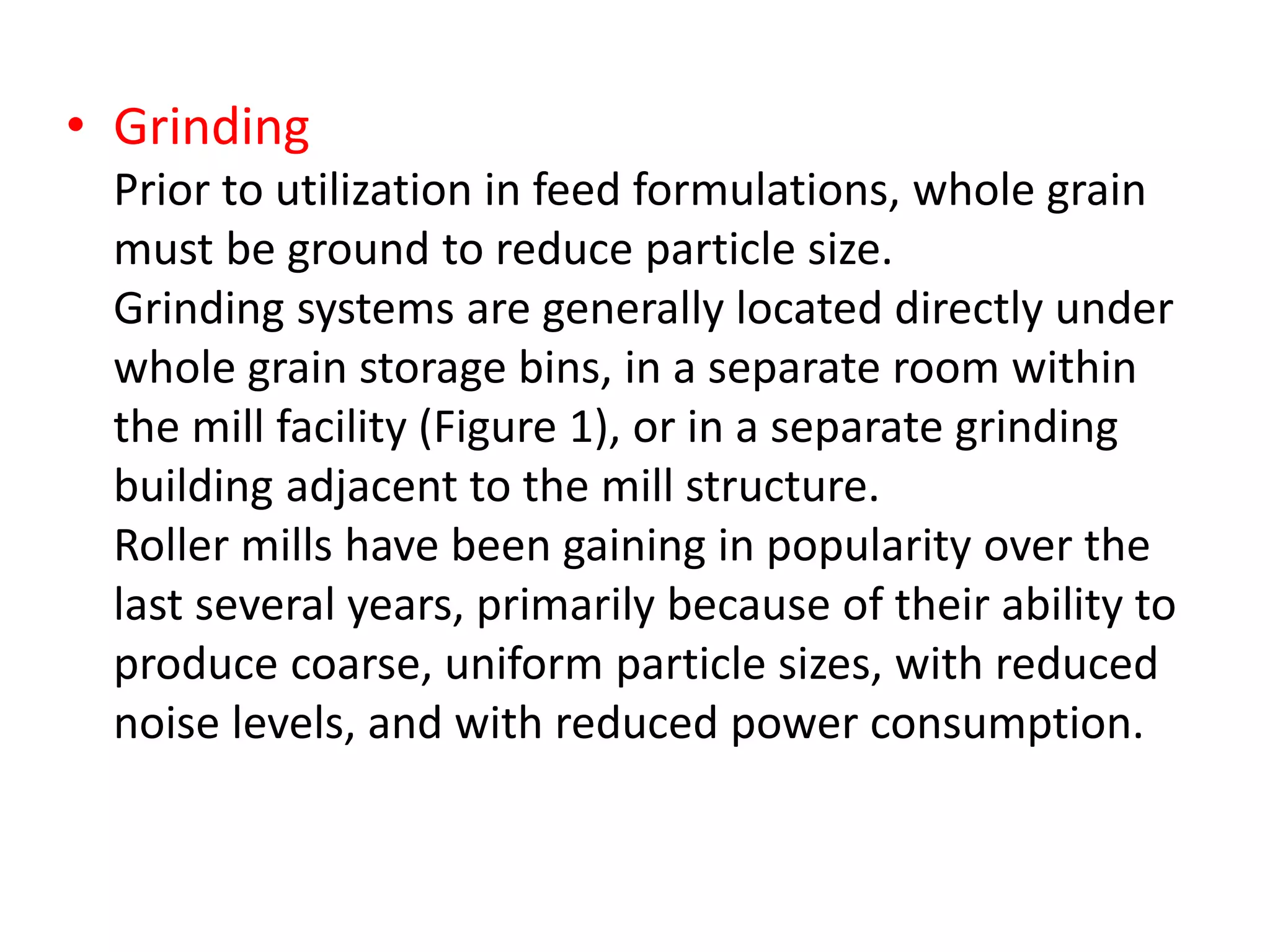 Different forms and designs of feed mill | PPTX
