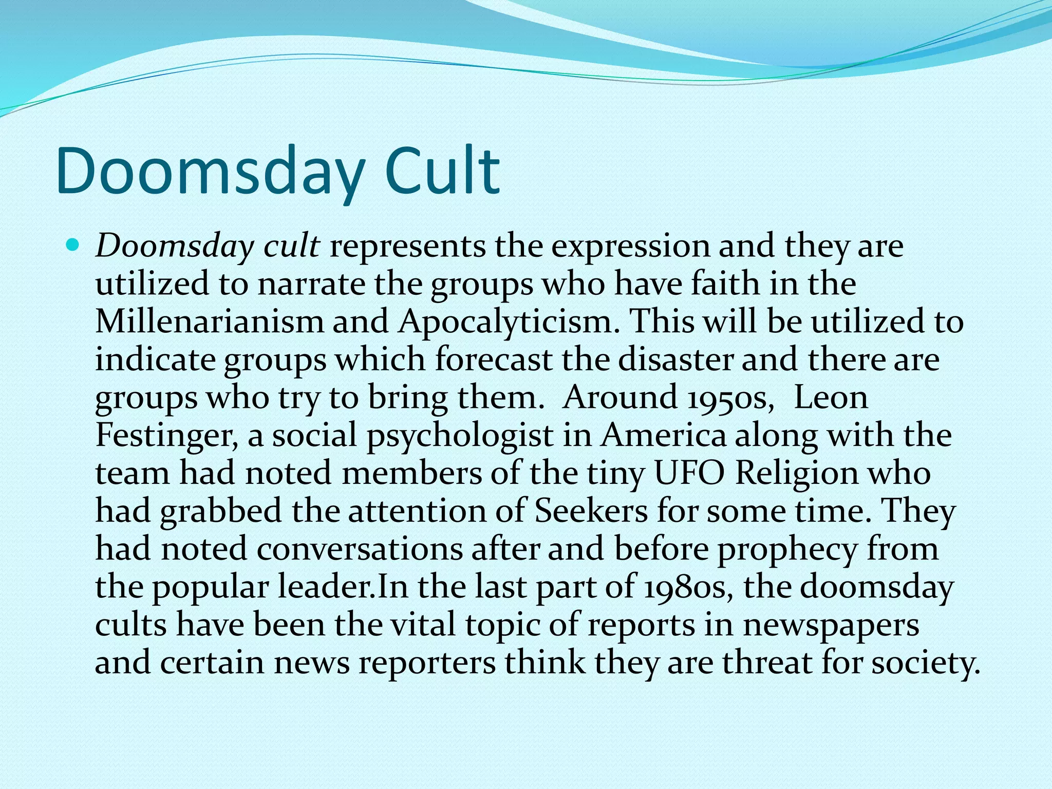 Different Forms of Animism and Cults for Sociology Students | PPTX