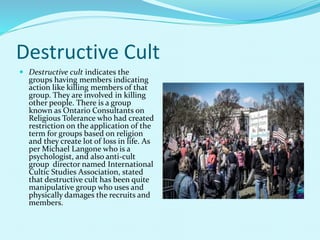 Different Forms of Animism and Cults for Sociology Students | PPTX