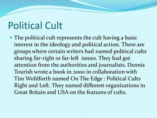 Different Forms of Animism and Cults for Sociology Students | PPTX