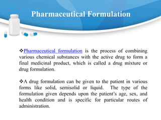 Different Forms of Drug Formulation | PPTX