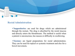 Different Forms of Drug Formulation | PPTX