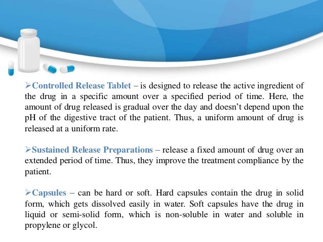 Different Forms of Drug Formulation