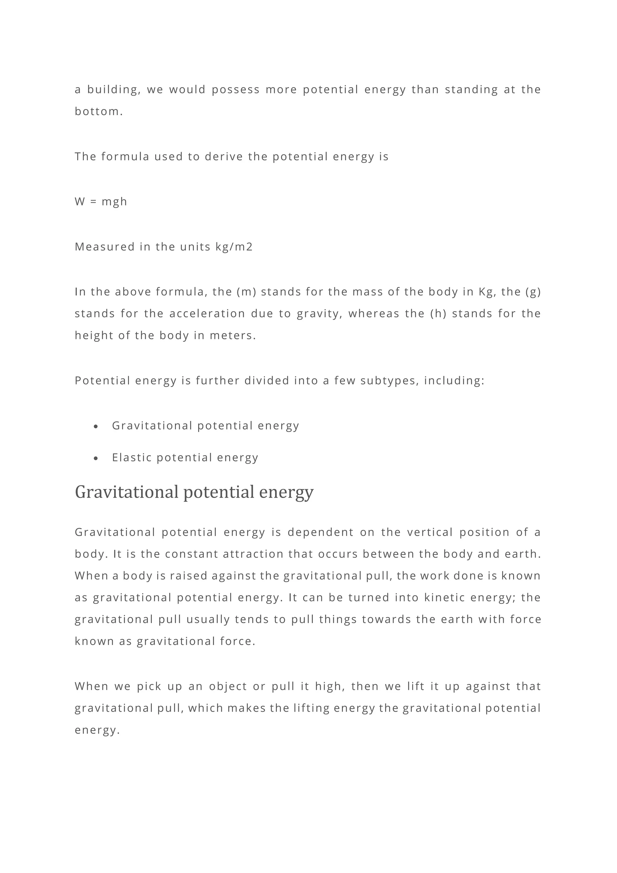 Different Forms of Energy | PDF