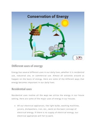 Different Forms of Energy | PDF