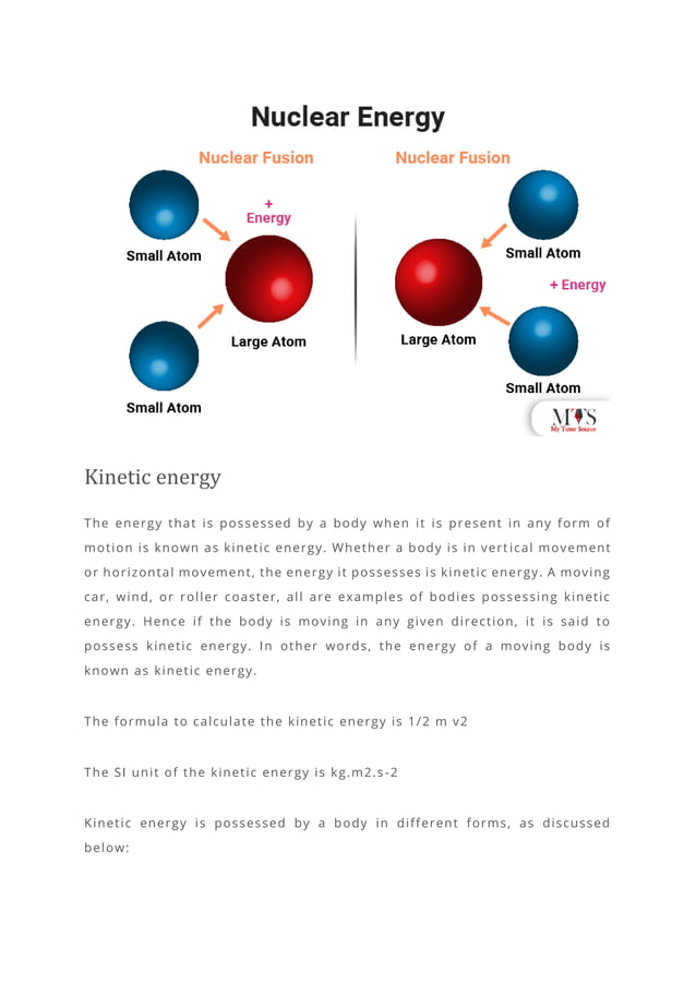 Different Forms of Energy | PDF