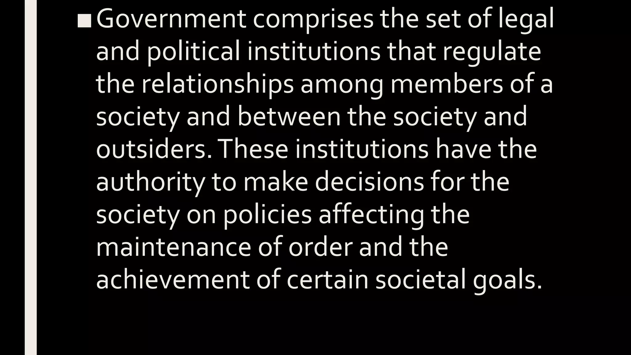 Different forms of government | PPTX