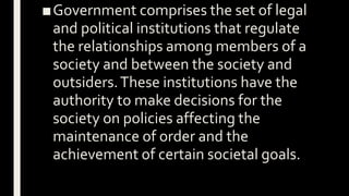 Different forms of government | PPTX