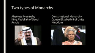 Different forms of government | PPTX