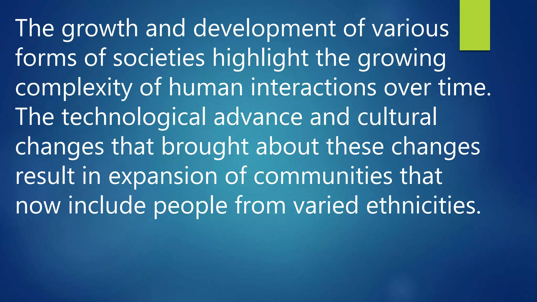 Different Forms of Society | PPTX