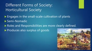 Different Forms of Society | PPTX