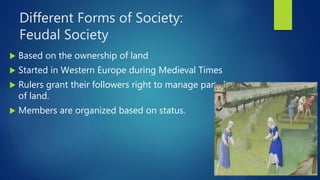 Different Forms of Society | PPTX
