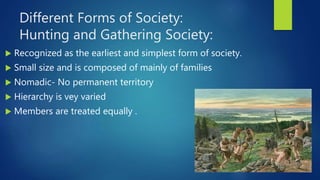 Different Forms of Society | PPTX