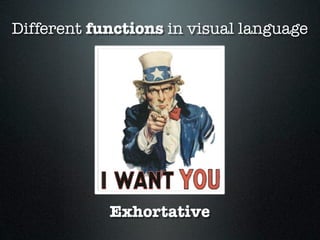 Different functions in visual language | PPT