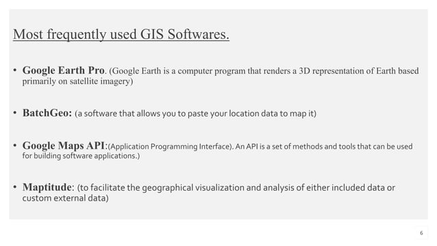 Different GIS Software's (2).pptx | Geography | Science