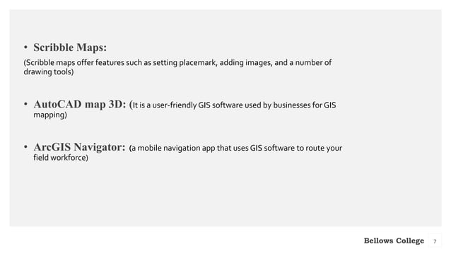 Different GIS Software's (2).pptx | Geography | Science
