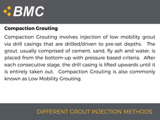 Different grout injection methods | PDF