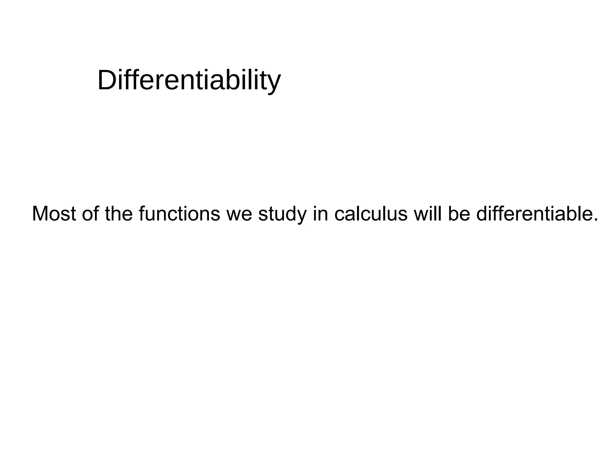 Differential calculus | PPT | Physics | Science