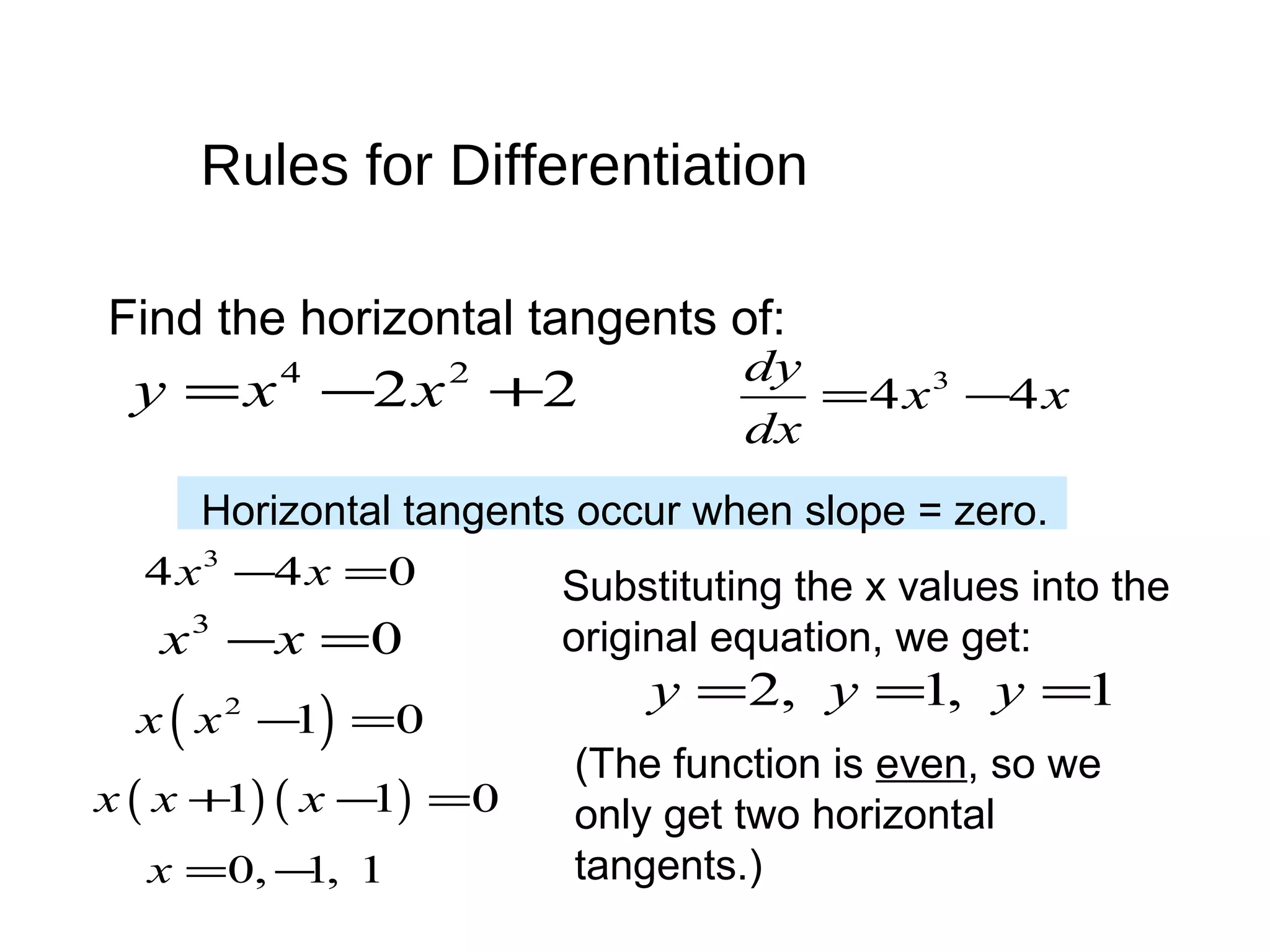 Differential calculus | PPT