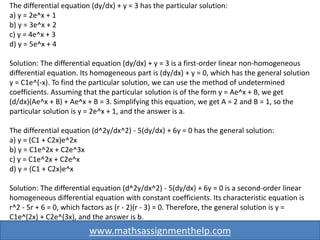 Maths Assignment help | PPT