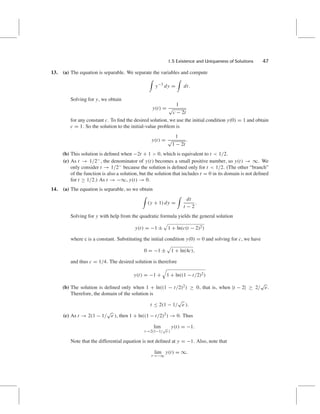 Differential Equations 4th Edition Blanchard Solutions Manual | PDF