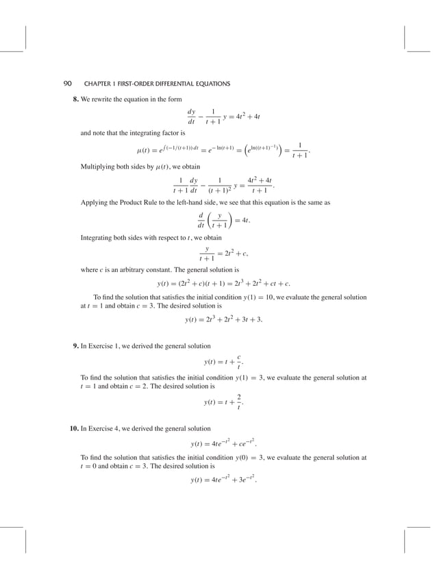 Differential Equations 4th Edition Blanchard Solutions Manual