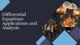 differential-equations-applications-and-analysis.pdf | Technology Industry | Industries