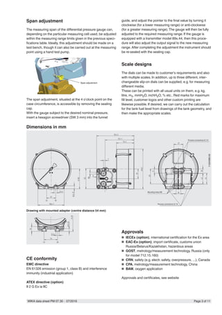 Process Differential Pressure Gauge | PDF | Physics | Science