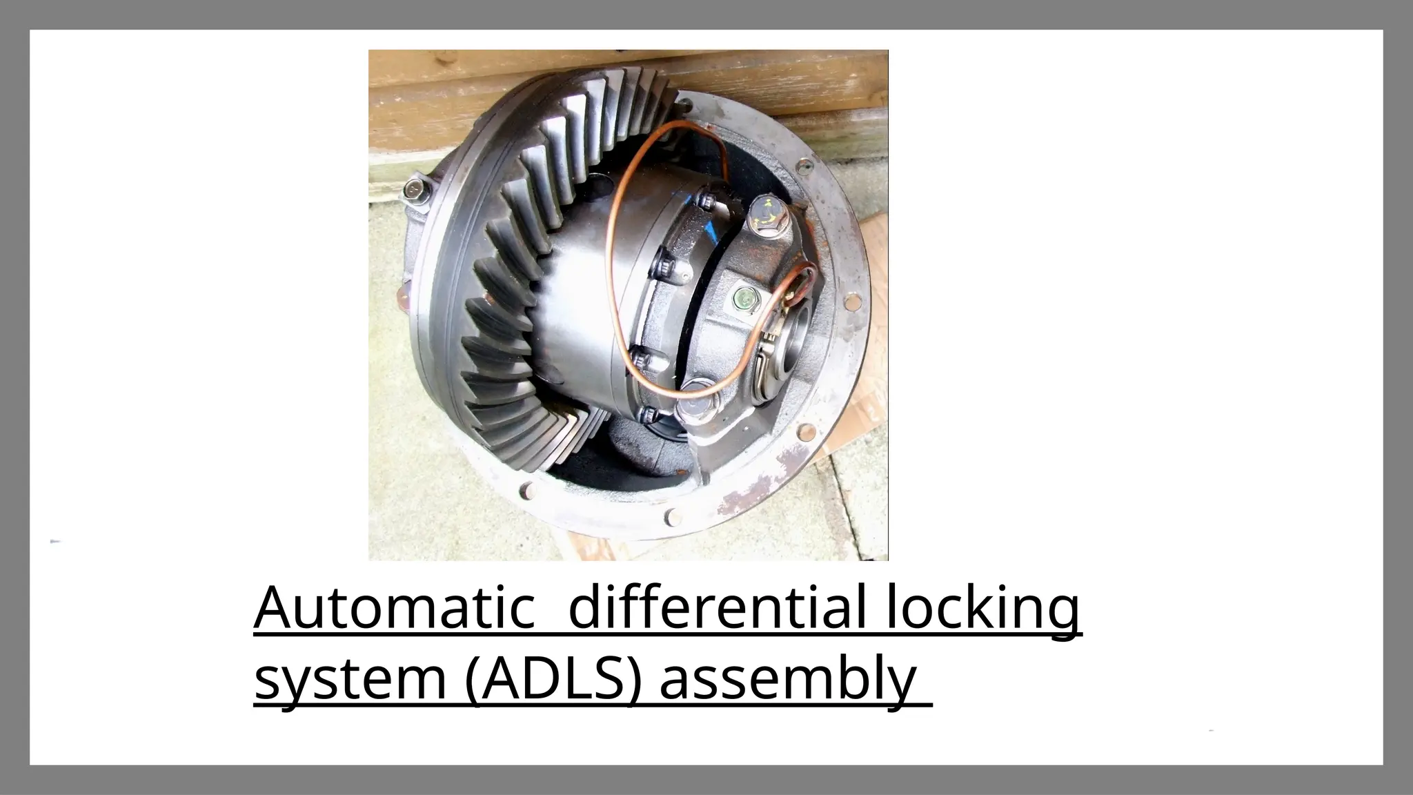 Design of automatic differential unit locking system | PPTX