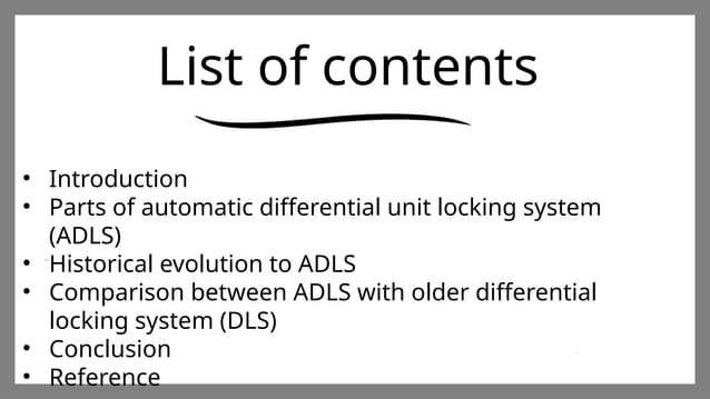 Design of automatic differential unit locking system | PPTX