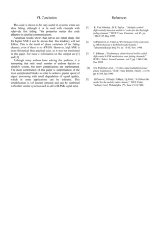 Differential 8 PSK code with multisymbol interleaving | PDF