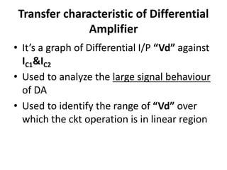 Differential amplifier | PPTX