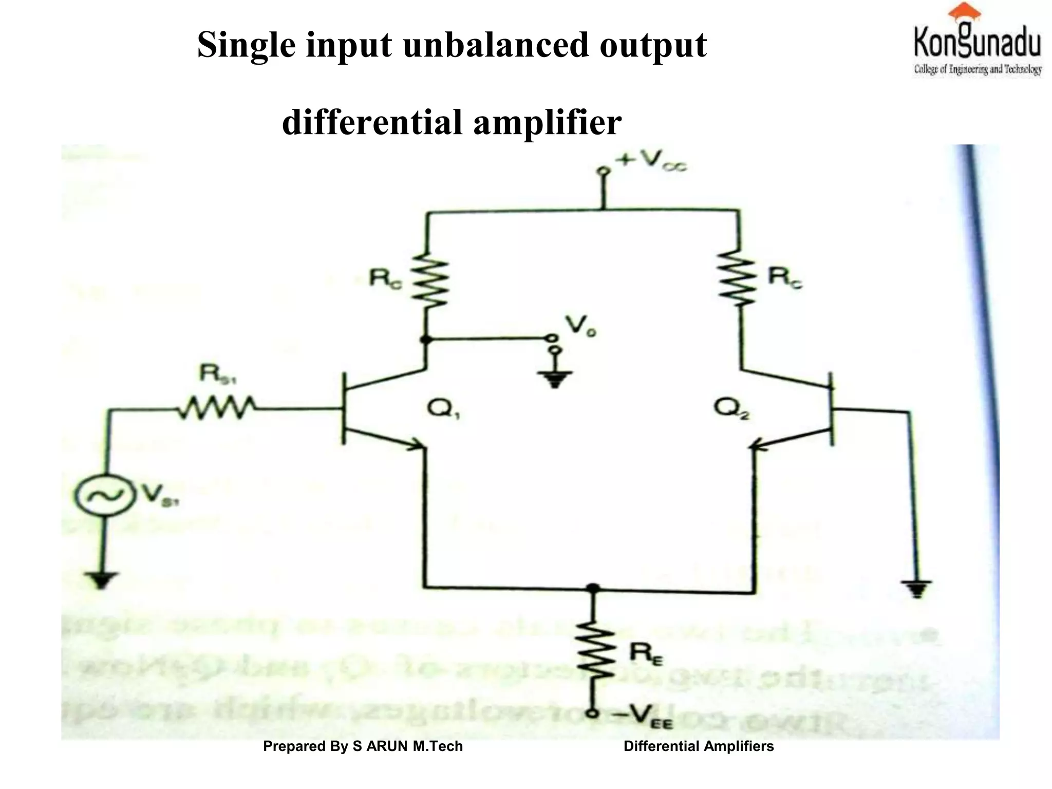 Differential amplifier | PPTX