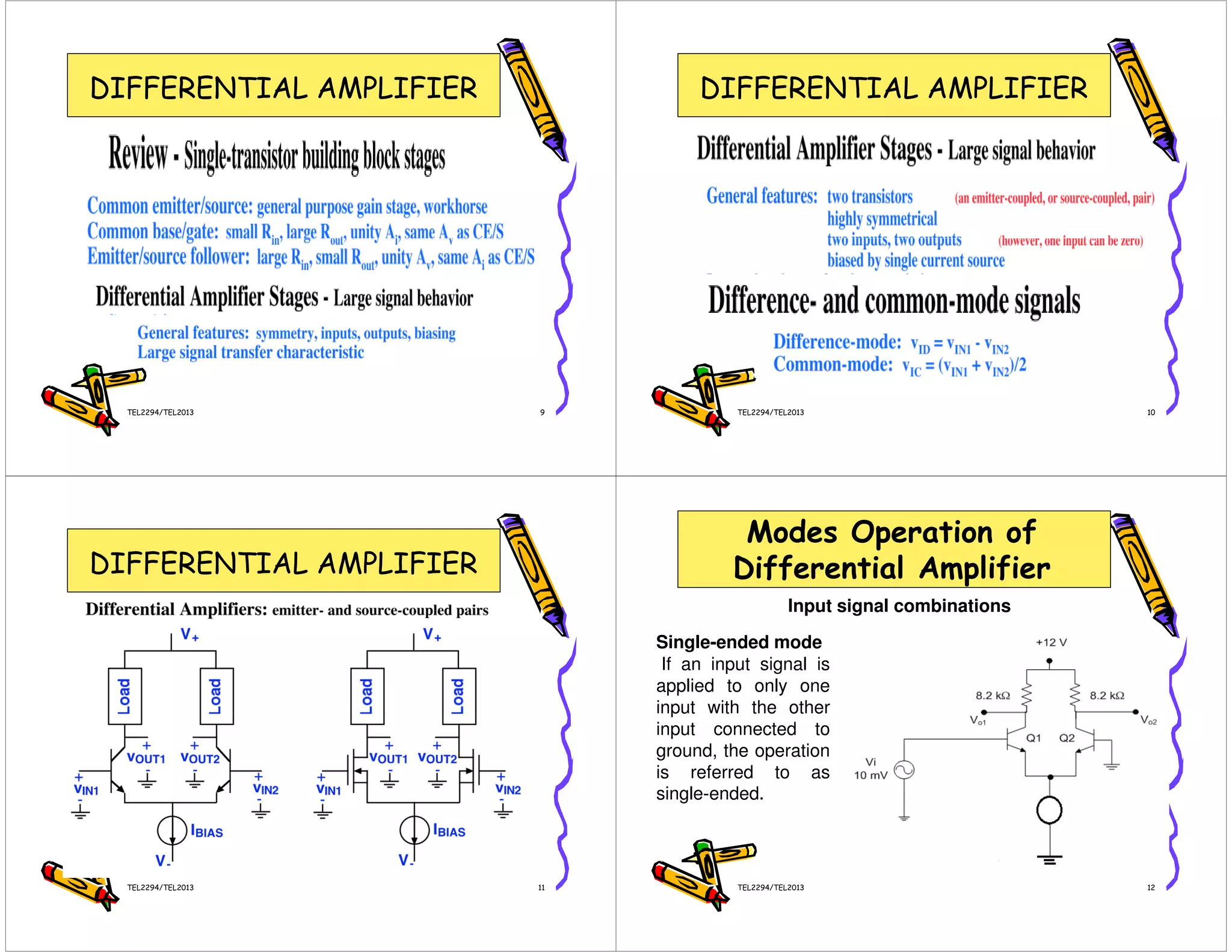 differential amplifier (1).pdf | Consumer Electronics | Technology & Computing
