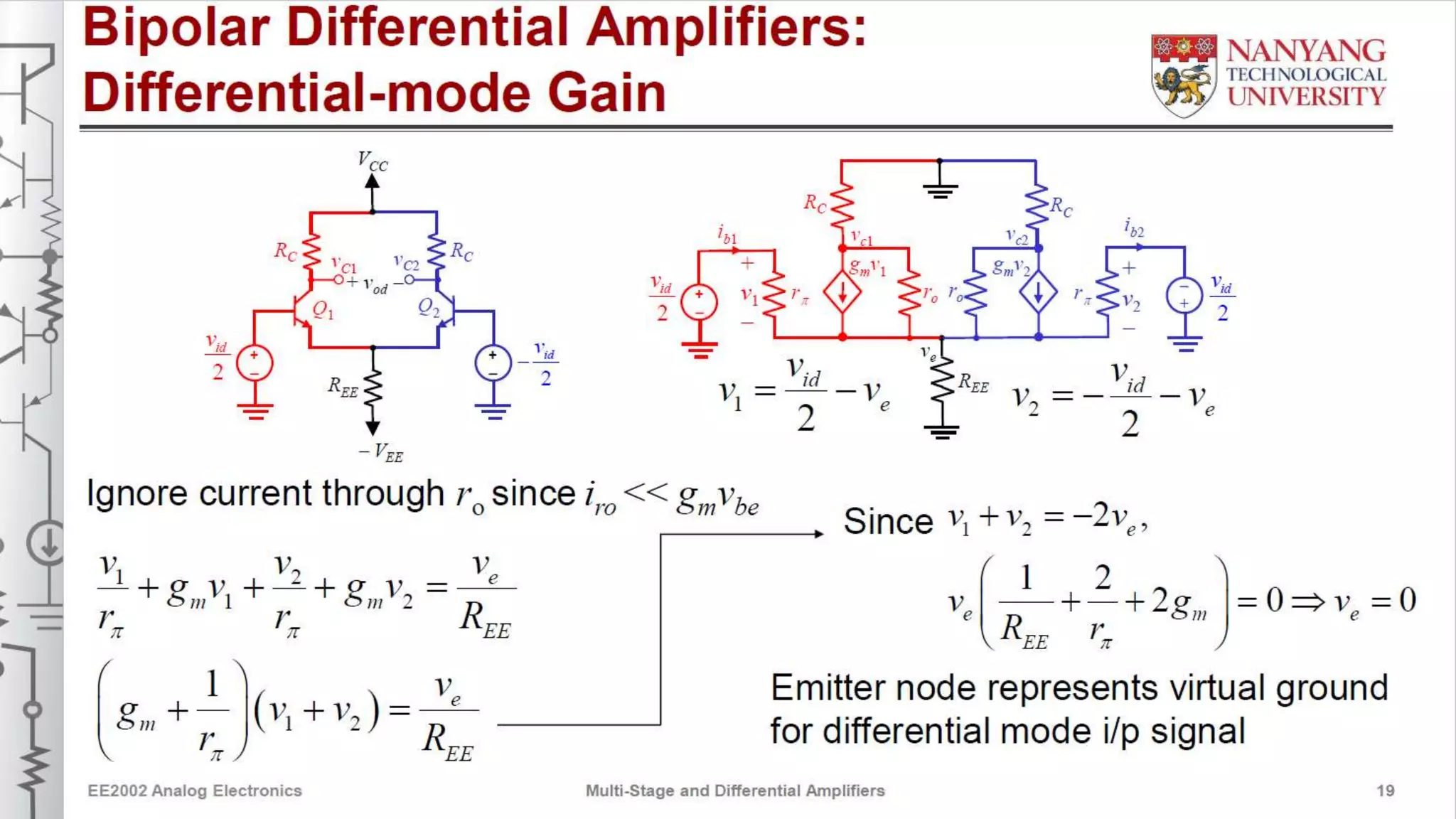Differential amplifiers (content) | PPTX