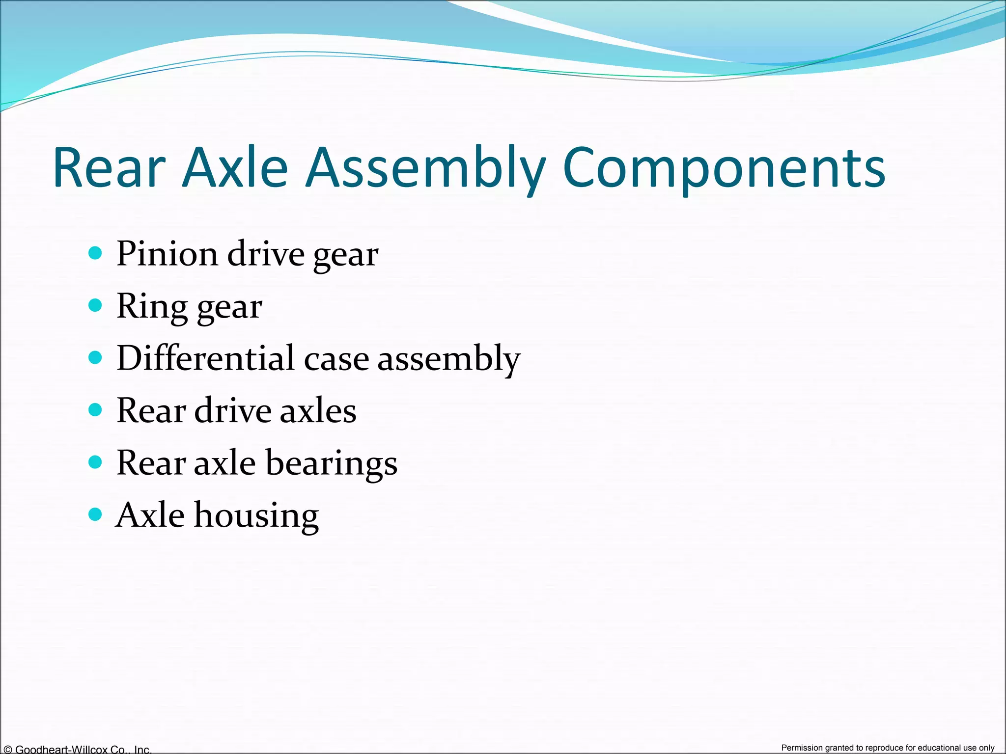 Differential and rear axle.ppt