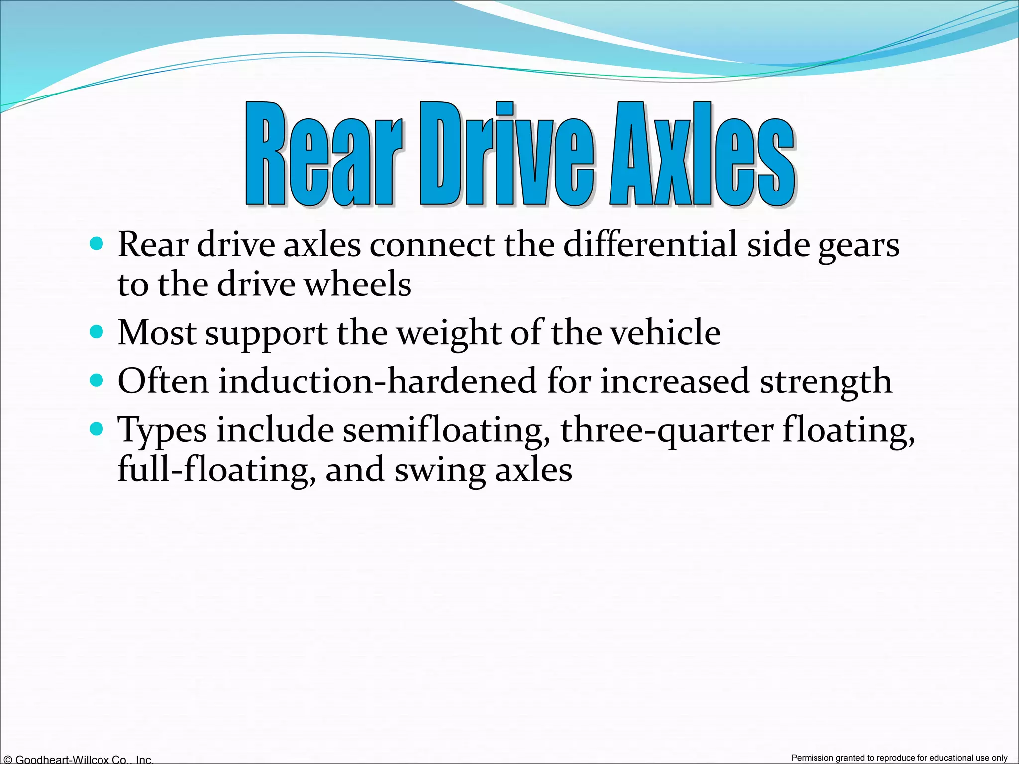 Differential and rear axle.ppt