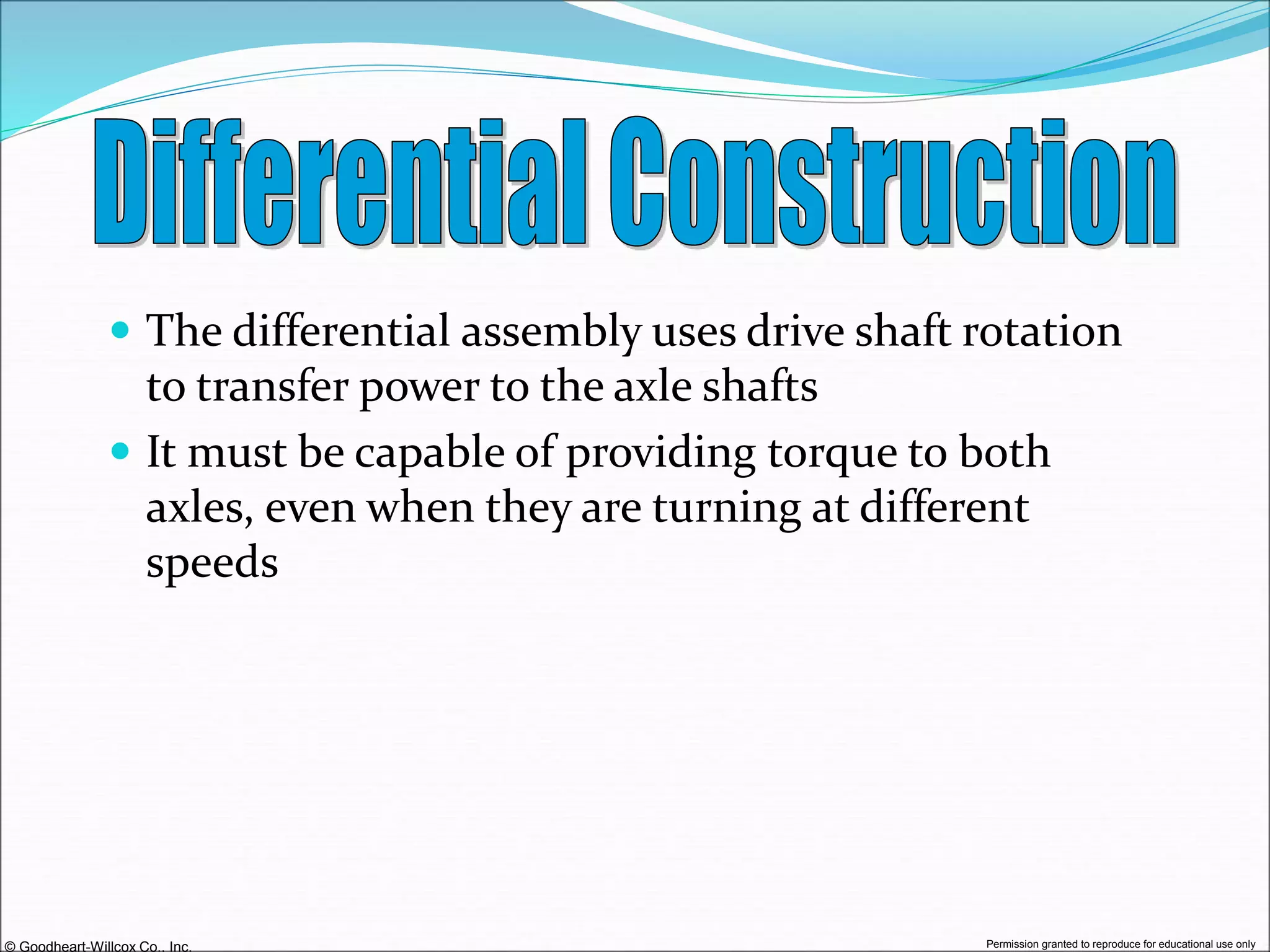 Differential and rear axle.ppt