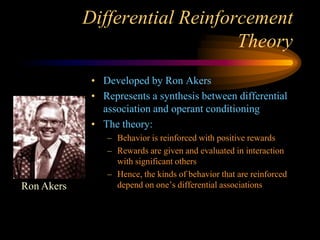 CAPE Sociology :Crime and Deviance Differential asociation | PPTX