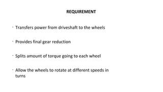 Automotive Differential Unit | PPT